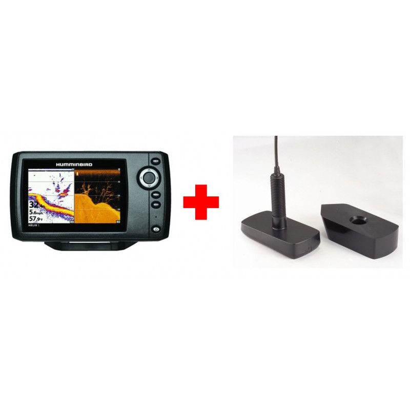 Sondeur HUMMINBIRD HELIX 5 G2 DI + sonde Traversante Plastique et ...
