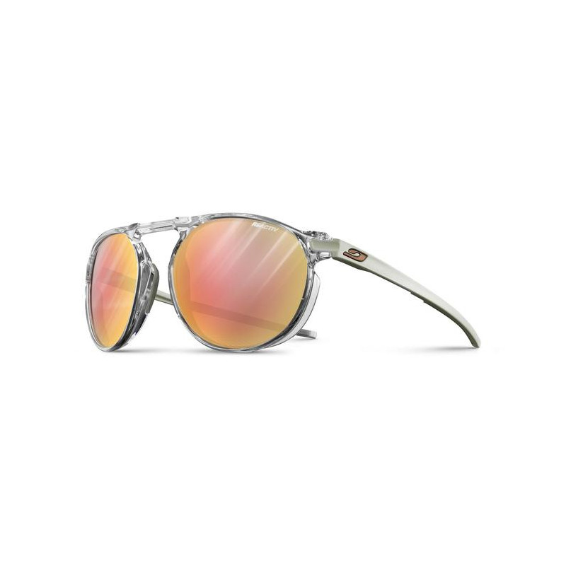 Lunettes de soleil JULBO - meta - shiny cristal / grey / brass ...