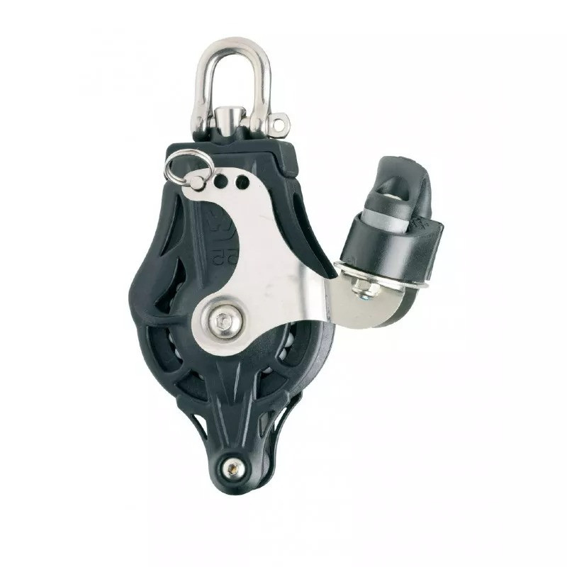 Poulie simple émerillon ringot taquet coinceur réa de 45 mm - WICHARD