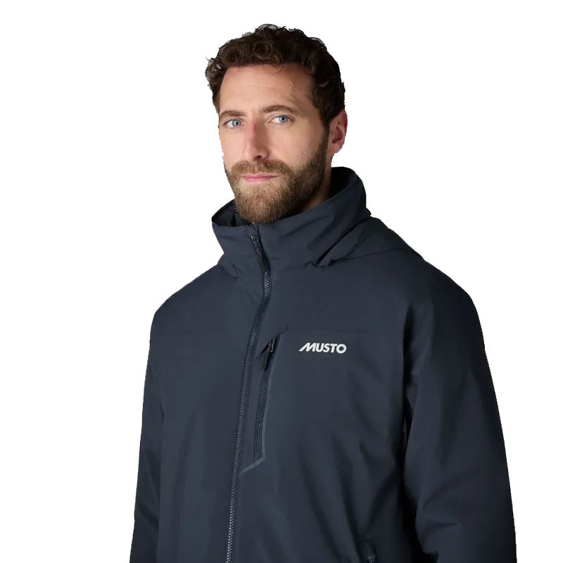 Veste de quart Musto Cotière BR1 Midlayer Primaloft Navy