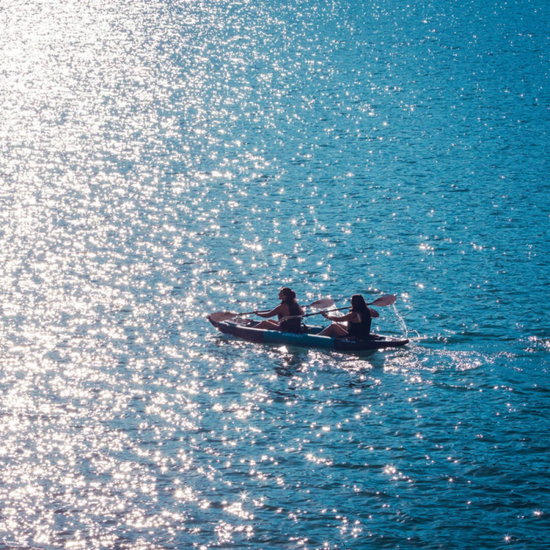 Pack kayak gonflable complet abstract azura 375 2 personnes